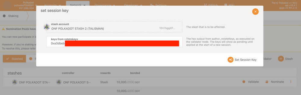 How to run a Polkadot Validator Node on OnFinality