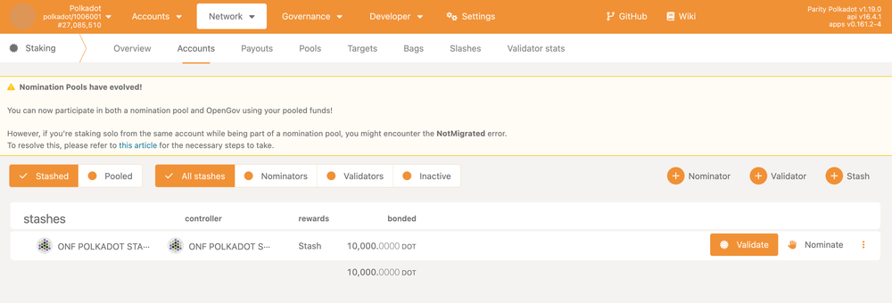 How to run a Polkadot Validator Node on OnFinality