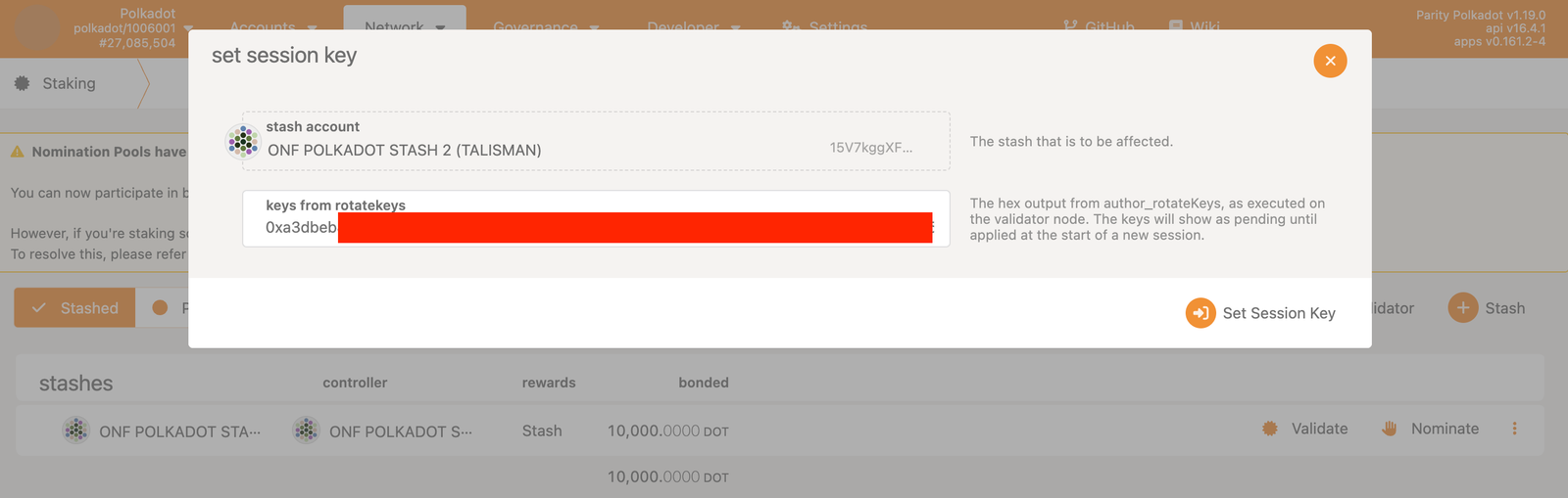 How to run a Polkadot Validator Node on OnFinality