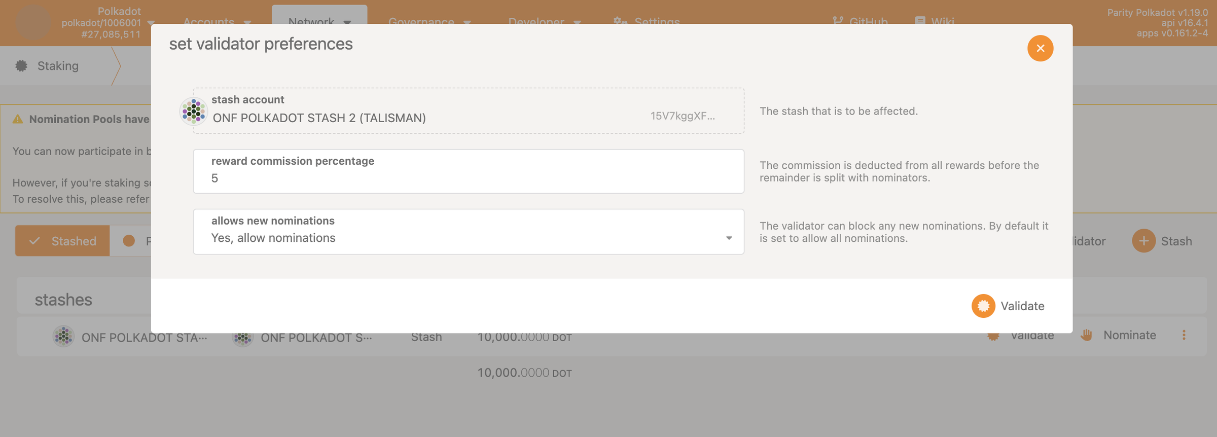 How to run a Polkadot Validator Node on OnFinality