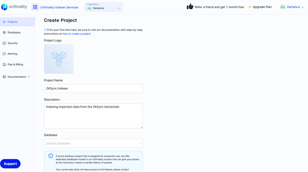 Build ZKsync dApps with OnFinality Indexing