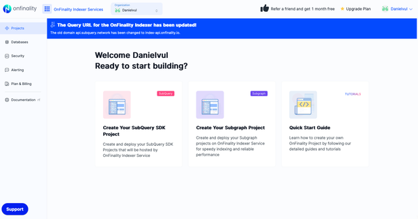 Index Stellar Network Data Fast with OnFinality & SubQuery