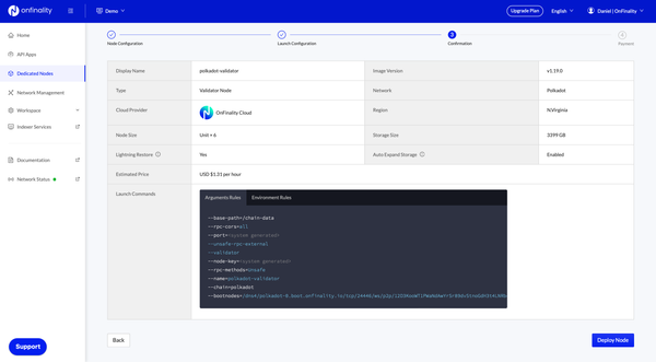 How to run a Polkadot Validator Node on OnFinality